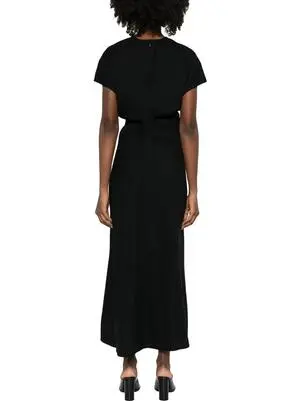 TOTEME Wool Long Dress - Black