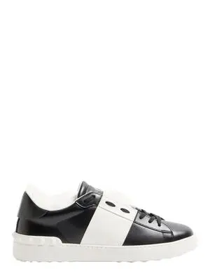 Valentino Garavani Leather Sneakers - Black