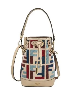 Fendi Mon Tresor Bucket Bag - Beige