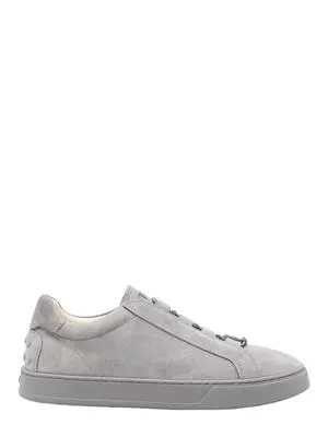 TOD'S Leather Sneakers - Grey