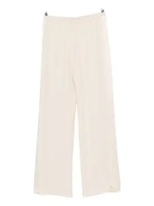 FORTE_FORTE Regular Trousers - White