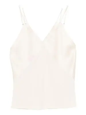 FORTE_FORTE Sleeveless Top - White