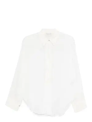FORTE_FORTE Cotton Shirt - White