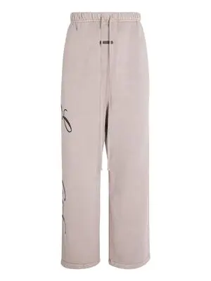 Fear Of God Cotton Fleece Sweatpants - Grey