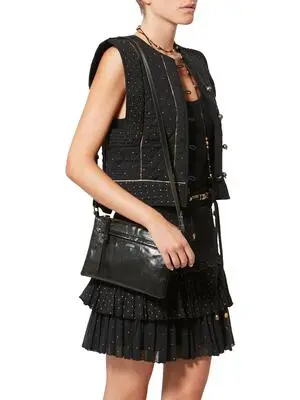 Isabel Marant Winna Duo Shoulder Bag Black