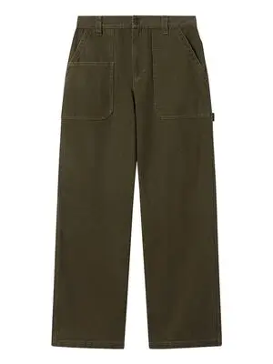 Isabel Marant Albo Cotton Carpenter Pants - Khaki