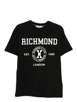 John Richmond Logo Graphic T-shirt - Black