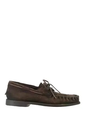 ALEXANDER HOTTO Suede Derby Shoes - Brown