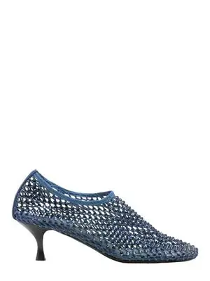 STRATEGIA SHOES Embellished Woven Pumps - Blue