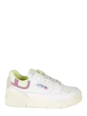 AUTRY Perforated Lace-up Sneakers - White