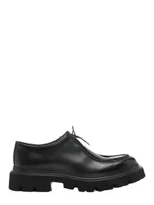 Corneliani Lace-up Platform Derby Shoes - Black