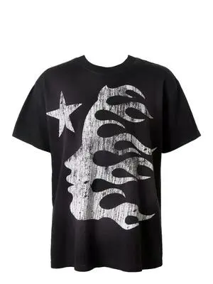 HELLSTAR Star Graphic T-shirt - Black