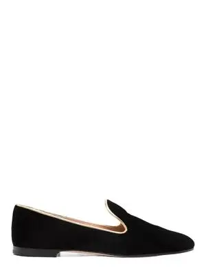 GIANVITO ROSSI Trim Calf Suede Loafers