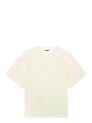 PLACE OF ËLMS Logo-pattern T-shirt - Neutrals