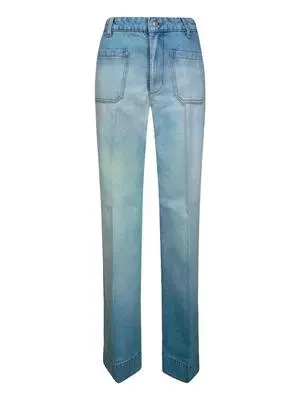 Victoria Beckham Pockets Jeans - Blue