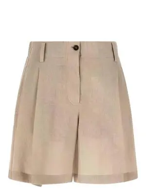 Brunello Cucinelli Double-pleat Shorts - Neutrals