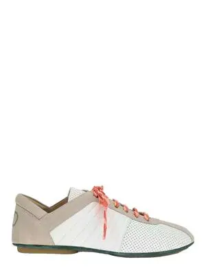 Valentino Garavani Perforated Logo Sneakers - White