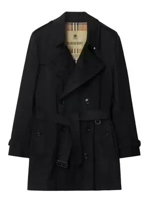 Burberry Double-breasted Trench Coat - Black