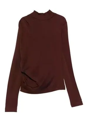 Max Mara Draped Top - Red