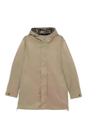 Corneliani Long-sleeve Hooded Coat - Neutrals