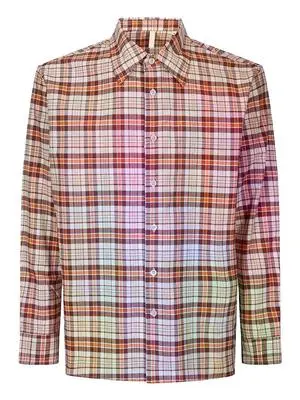 SUNFLOWER Studio Checked Shirt - Neutrals