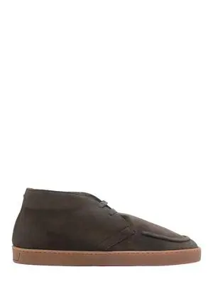 Canali Lace-up Ankle Boots - Brown