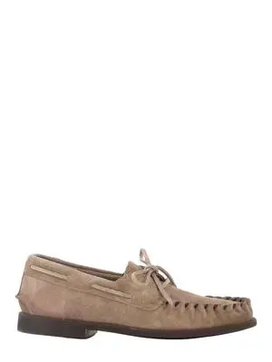 ALEXANDER HOTTO Suede Derby Shoes - Neutrals