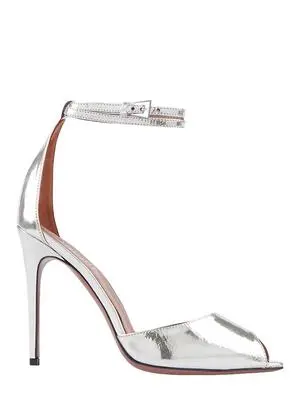 Paris Texas Vera 105 Open Toe Sandals - Silver
