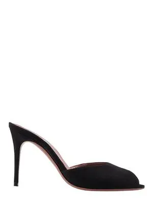 Paris Texas Vera 85 Open Toe Mule - Black