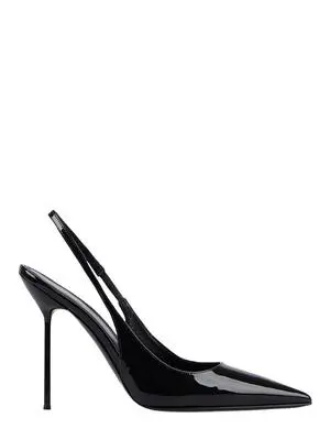 Paris Texas Lidia Slingback Heel 105 - Black