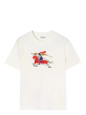Burberry Equestrian Knight T-shirt - White