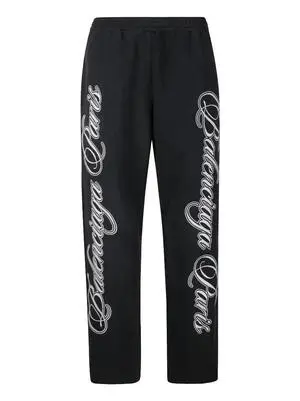 Balenciaga Logo-printed Track Pants - Black