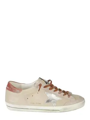 GOLDEN GOOSE Star-detail Lace-up Sneakers - Neutrals
