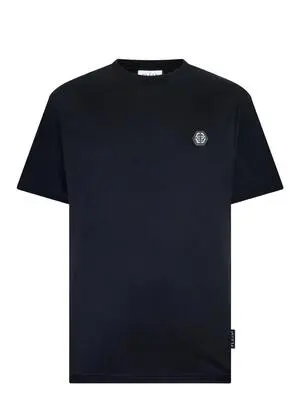 Philipp Plein Round-neck Logo T-shirt - Black