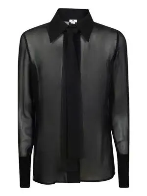 Elisabetta Franchi Tie Shirt - Black