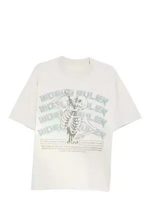 WARMAN Graphic Print T-shirt - Neutrals