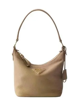 Prada Leather Shoulder Bag - Neutrals