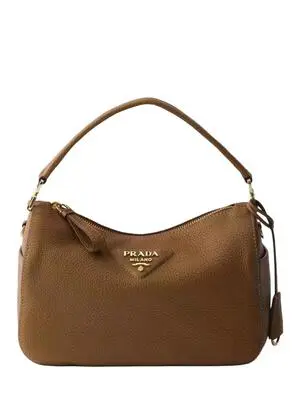 Prada Leather Shoulder Bag - Brown
