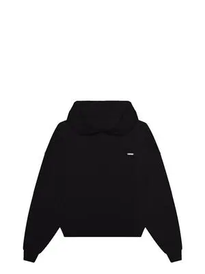 PLACE OF ËLMS Logo-plaque Hoodie - Black