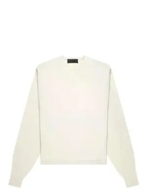 PLACE OF ËLMS Embroidered Crew-neck Sweater - Neutrals