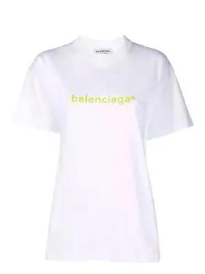 Balenciaga Logo-print Oversized T-shirt - White