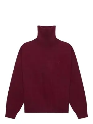 PLACE OF ËLMS Turtleneck Sweater - Red