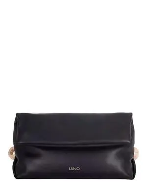 Liu Jo Ring Detail Clutch Bag - Black