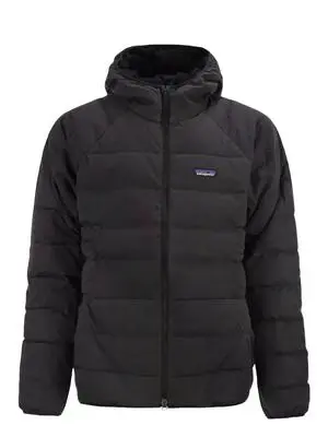 Patagonia Quilted Hooded Jacket - Black