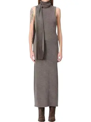 Staud Canal Roll-neck Maxi Dress - Brown