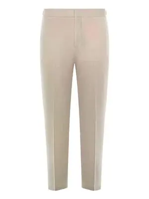 BE ABLE Pleated Welt Trousers - Neutrals