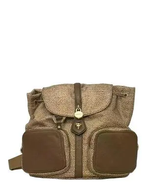 Borbonese Printed Backpack - Brown