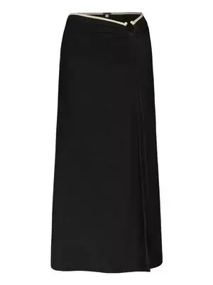 Johanna Ortiz Nuevo Destino Midi Skirt - Black