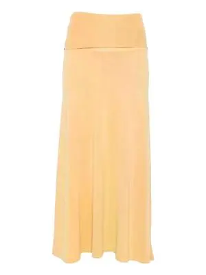 AYA MUSE Ribbed Rylin Skirt - Neutrals