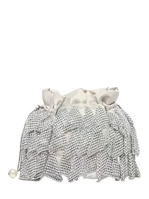 Rosantica Embellished Clutch - Silver